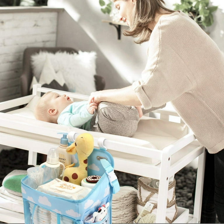 Diaper Organizer For Change Table Holy Cat Hanging Baby Diaper Caddy ...