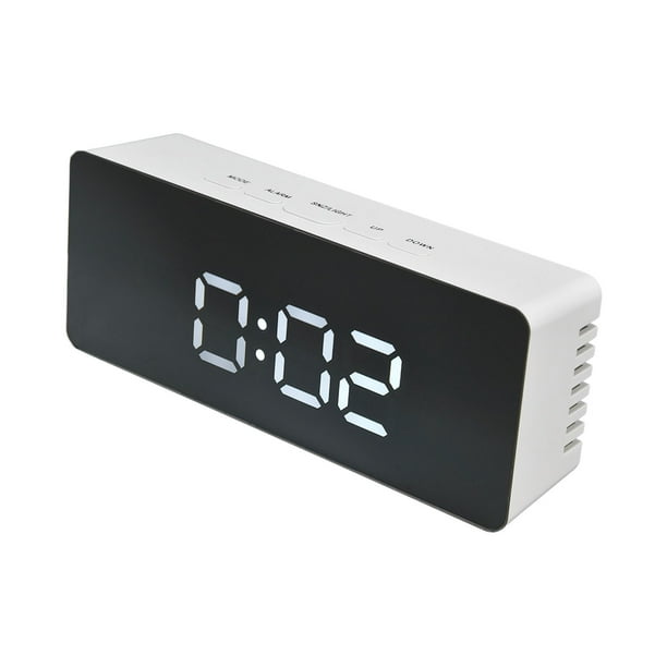 Desk Clock,LED Clock Multifunctional USB Bedroom Clock Small Digital ...