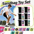 3 Pack Colorful Soccer Footbags, Soft Kick Bean Bag Set for Foot ...