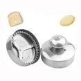 Sandwich Cutter and Sealer, 2Pack Stainless Steel Decruster, DIY ...
