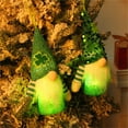 MZXELPRJD 2 Pack St. Patrick's Day Gnomes Decorations Handmade St ...
