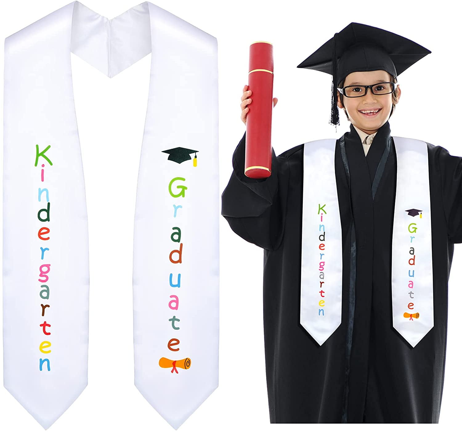 Kids Graduation Stole Preschool Kindergarten Graduate Printed ...