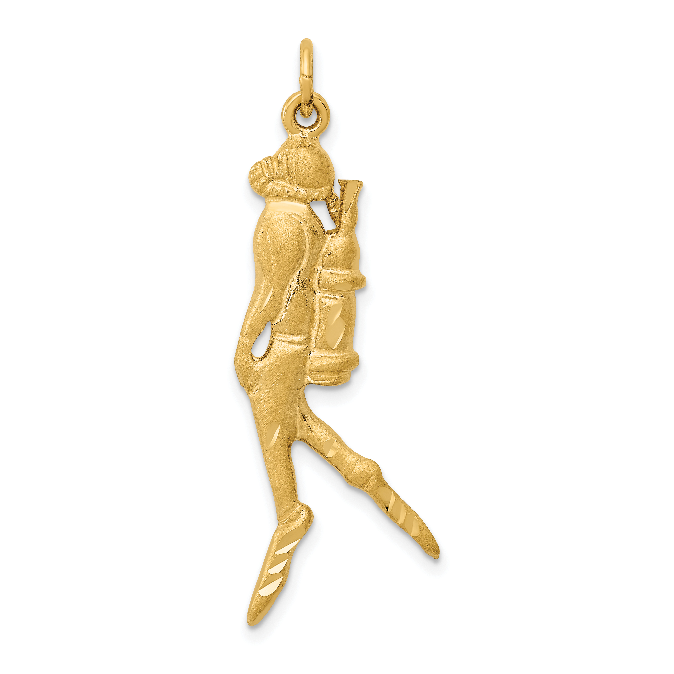 14K Yellow Gold Scuba Diver Charm - Walmart.ca