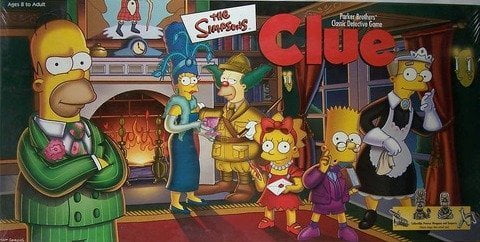 Simpsons The CLUE Board Game 1st Edition with Pewter Pieces | Walmart ...