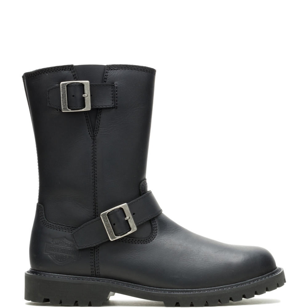 Harley-Davidson Men's 9.25" Lamberton Engineer Motorcycle Boot Black ...