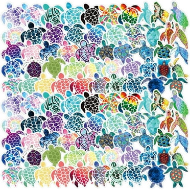 4Styles Sea Turtles Window Decals Static Sea Animal Glass Sliding Door ...