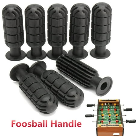 Set of 8pcs Soccer Foosball Tables Football Black Rod Rubber Grip ...