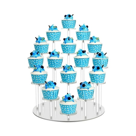 SUWHWEA Party Decorations Paper Cupcake Rack Transparent Paper Cupcake ...