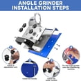 Angle Grinder Stand for Tile 45°Chamfer Cutting, 45 Degree Tile ...