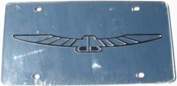 Thunderbird Silver Laser Cut License Plate - Walmart.com - Walmart.com
