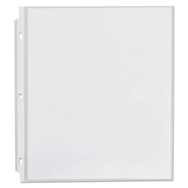 Universal Top-Load Poly Sheet Protectors, Nonglare, Economy, Letter ...