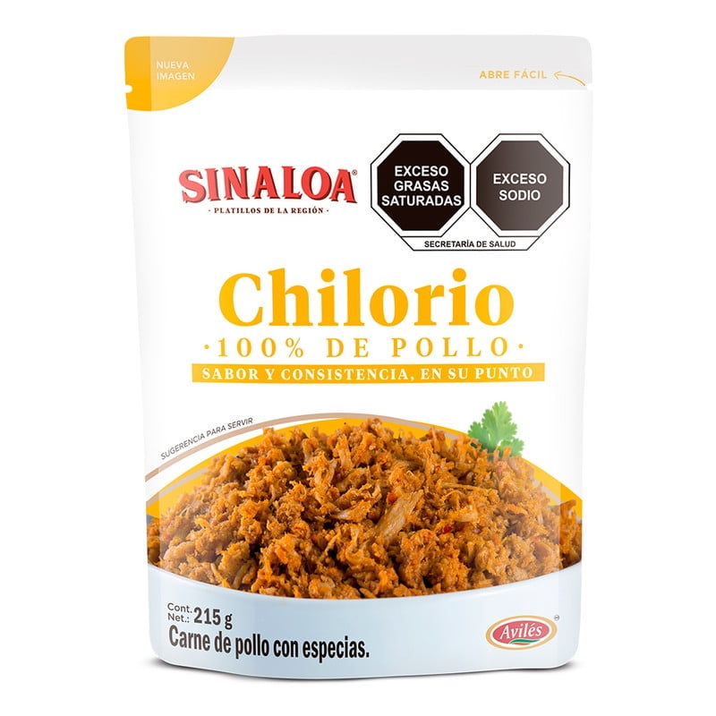 Chilorio de pollo Sinaloa con especias 215 g | Walmart en línea