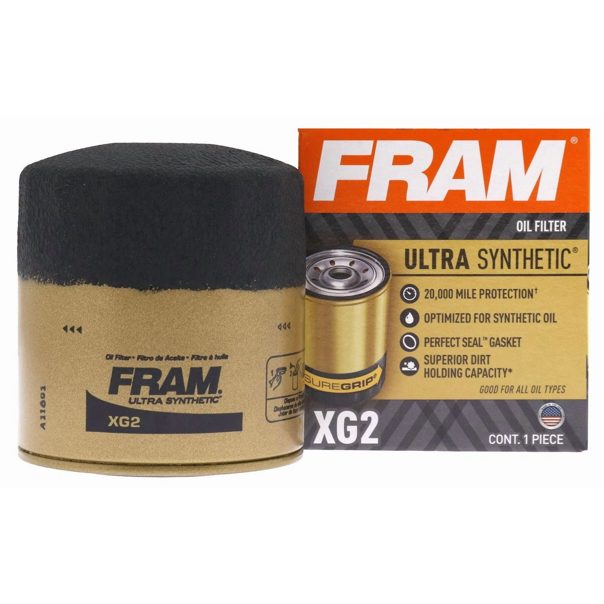 Click here for Fram Xg2 Ultra Synthetic Oil Filter prices