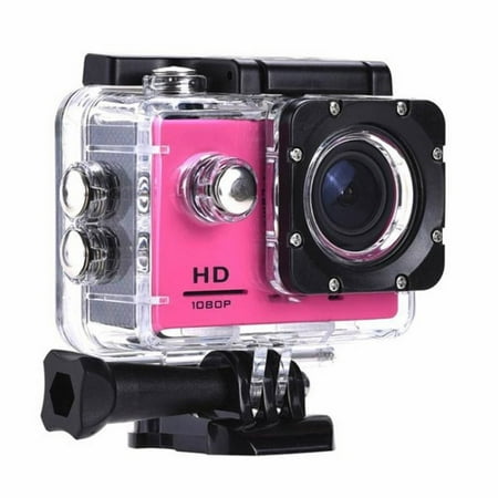 Outdoor Diving Camera Hd 1080P Camera Tachograph Waterproof Camera-Pink ...