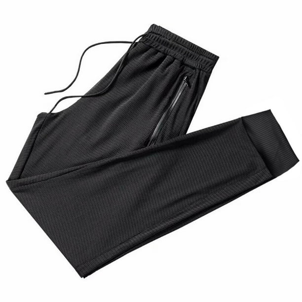 Mens Lightweight Joggers Quick Dry Athletic Workout Track Pants Jogging ...