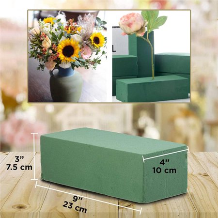 6 Pieces Floral Foam Florist Bricks Rectangle Artificial for Wedding ...