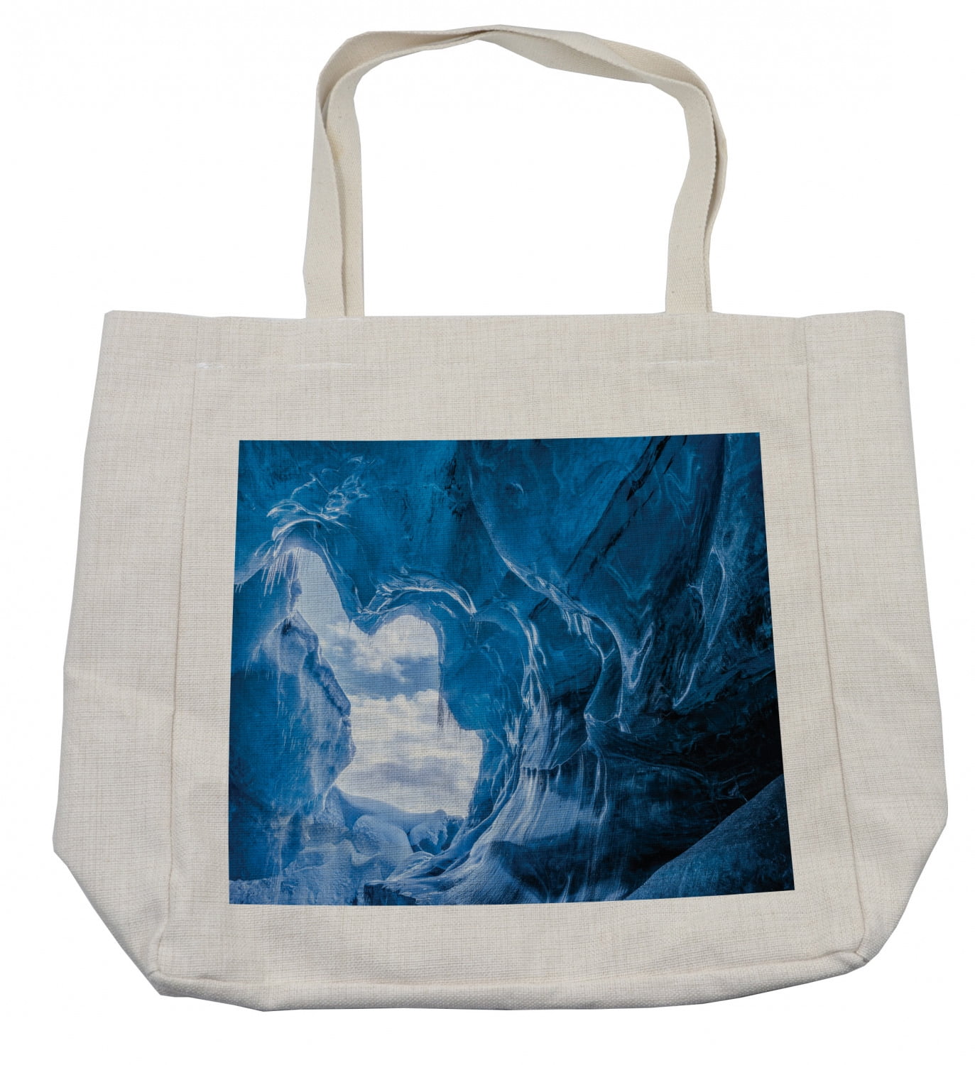 Natural Cave Shopping Bag, Glacier Frozen Chilled Den in Iceland ...