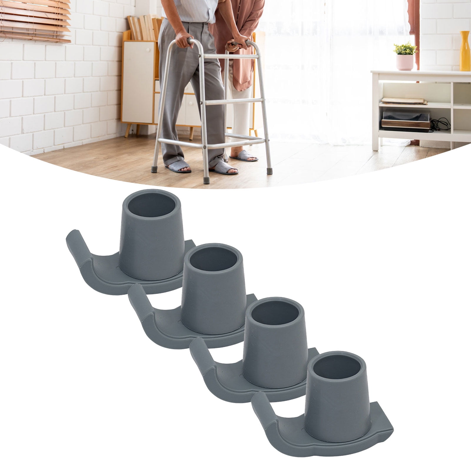 Click here for Zaqw Walker Glide Skis  Rubber Mobility Aid For Se... prices