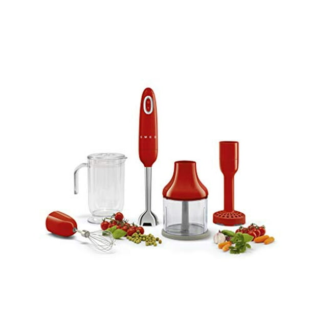 Smeg Hand Blender with Accessories Red - Walmart.ca