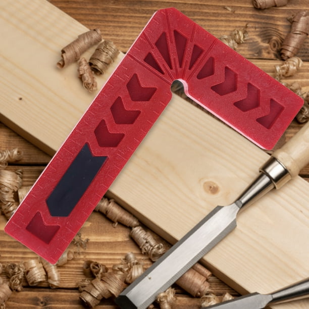 jinnoda L Shape Right Angle Positioning Ruler Woodworking Measuring ...