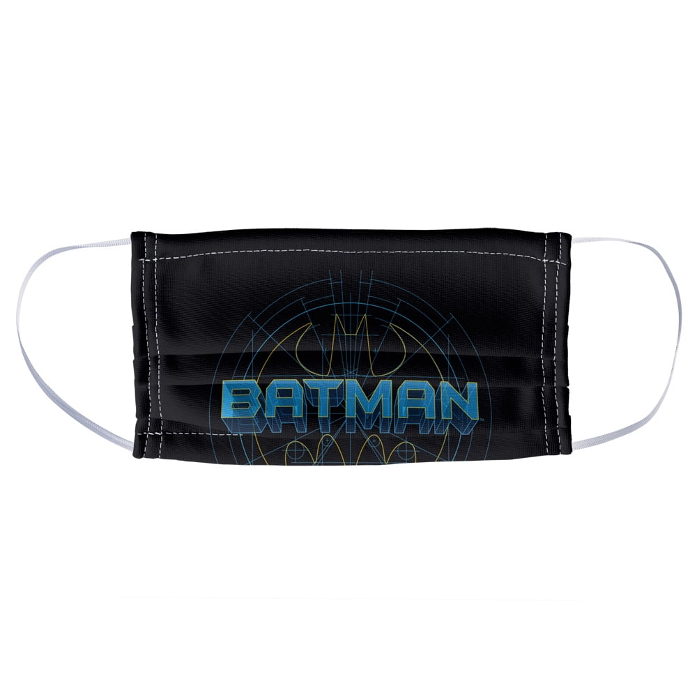 Batman Bat Tech Logo 1-Ply Reusable Face Mask Covering, Unisex ...