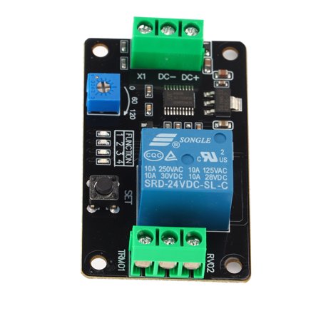 Delay Timer Relay Self locking Delay On Off Time Switch Super 555 Timer ...