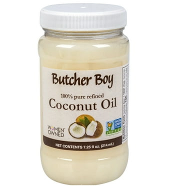 Butcher Boy Non-GMO Verified 100% Pure Refined Liquid Coconut Oil, 7 ...