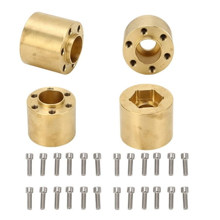RC Car 12mm Hex Hub Adapter, 4 Pcs Wheel Hex Hub Adapter Shake Proof For M3 6 Hole Wheels For RC ...