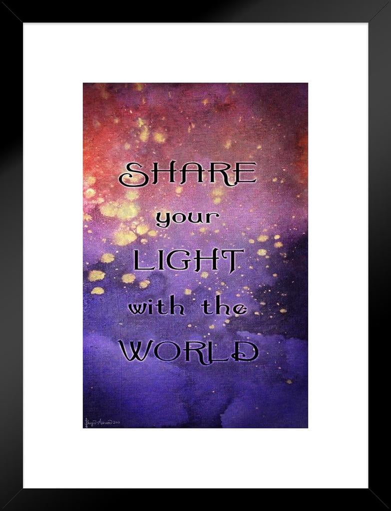Share Your Light With The World by Brigid Ashwood Fantasy Art Quote ...