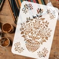 3Pcs 3 Styles PET Hollow Out Drawing Painting Stencils for DIY ...