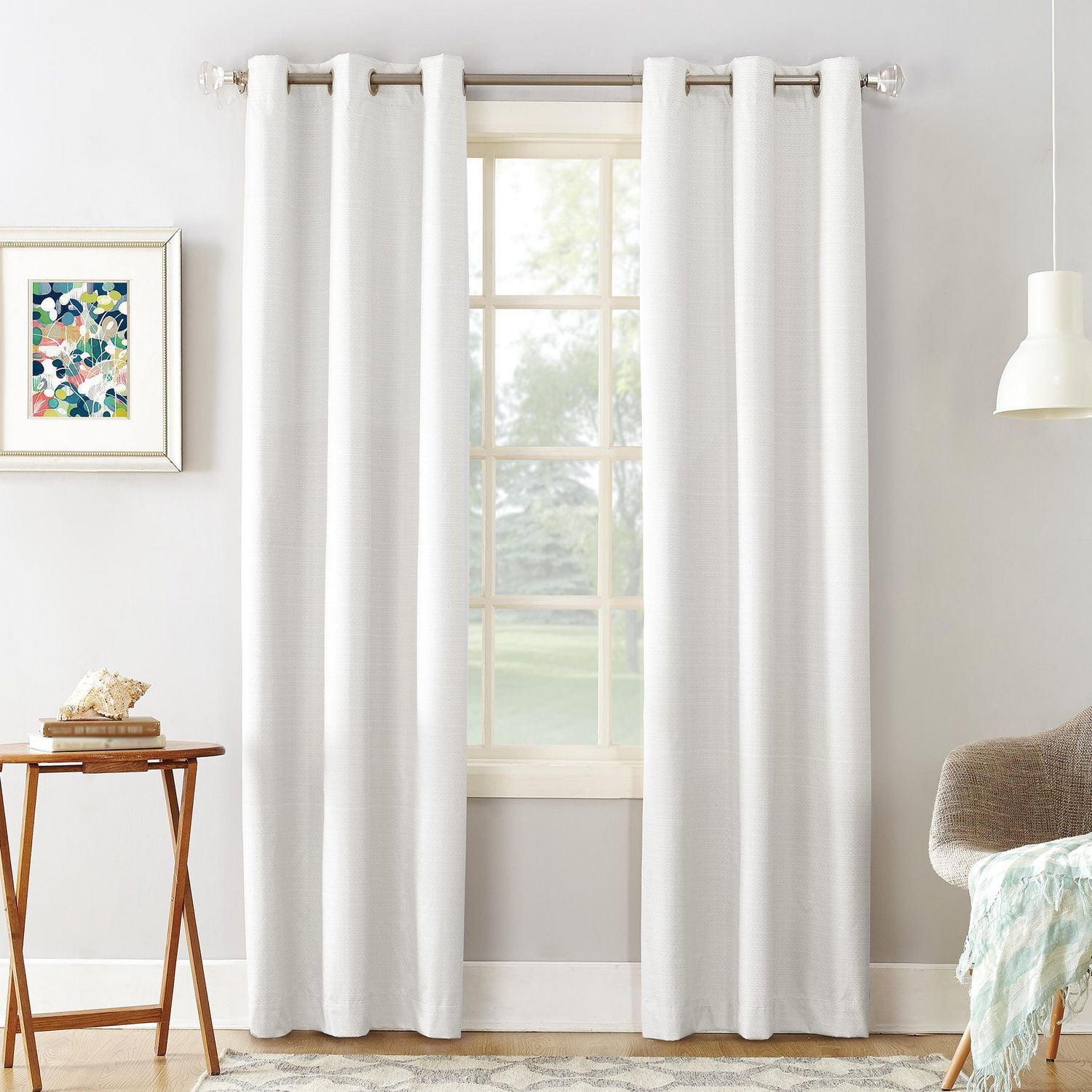 Mainstays Cooper Thermal Blackout Grommet Window Curtains Panel, 1 ...