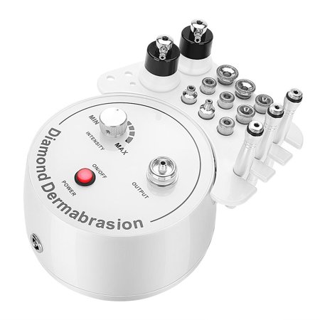 Qiilu 3 in 1 Diamond Microdermabrasion Dermabrasion Machine Facial ...