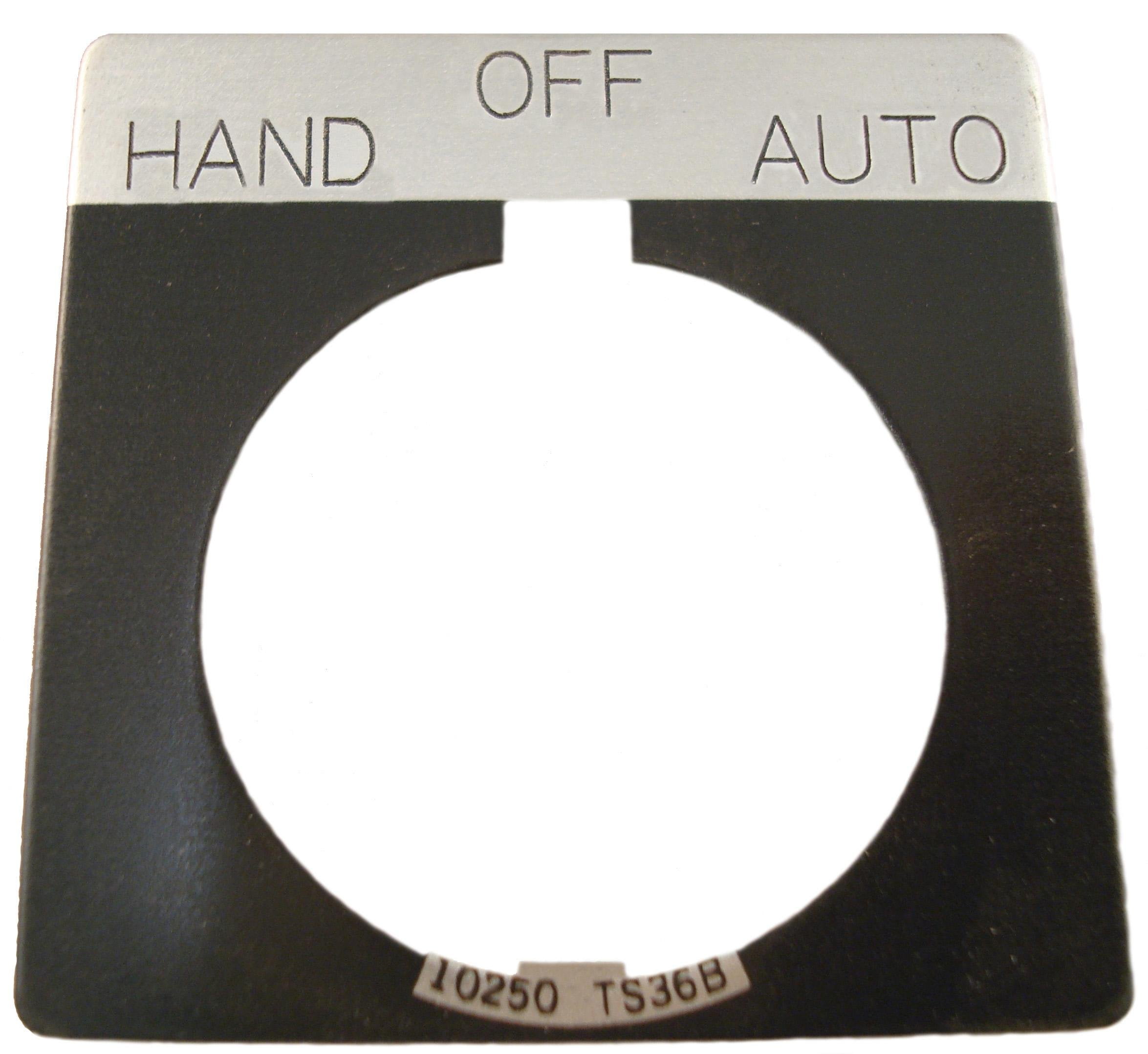 Eaton 10250TS51 White Legend Black Background Standard 3-Position ...