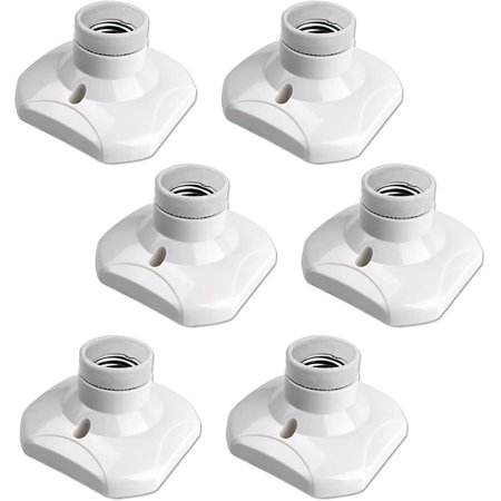 CHIKEN E27 Screw-in Ceiling Socket, E27 Garage Socket, Ac 220-240v, Led ...