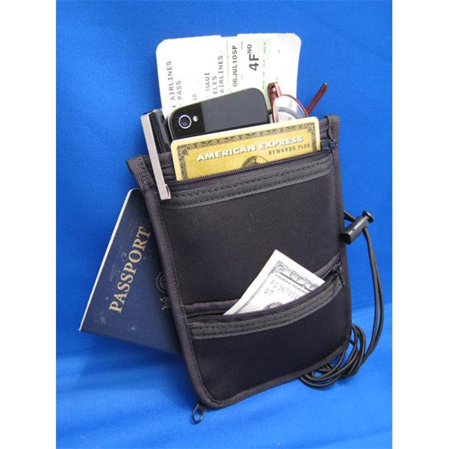 069 5 x 7 Deluxe Neck Waist Pouch, Black - Walmart.com