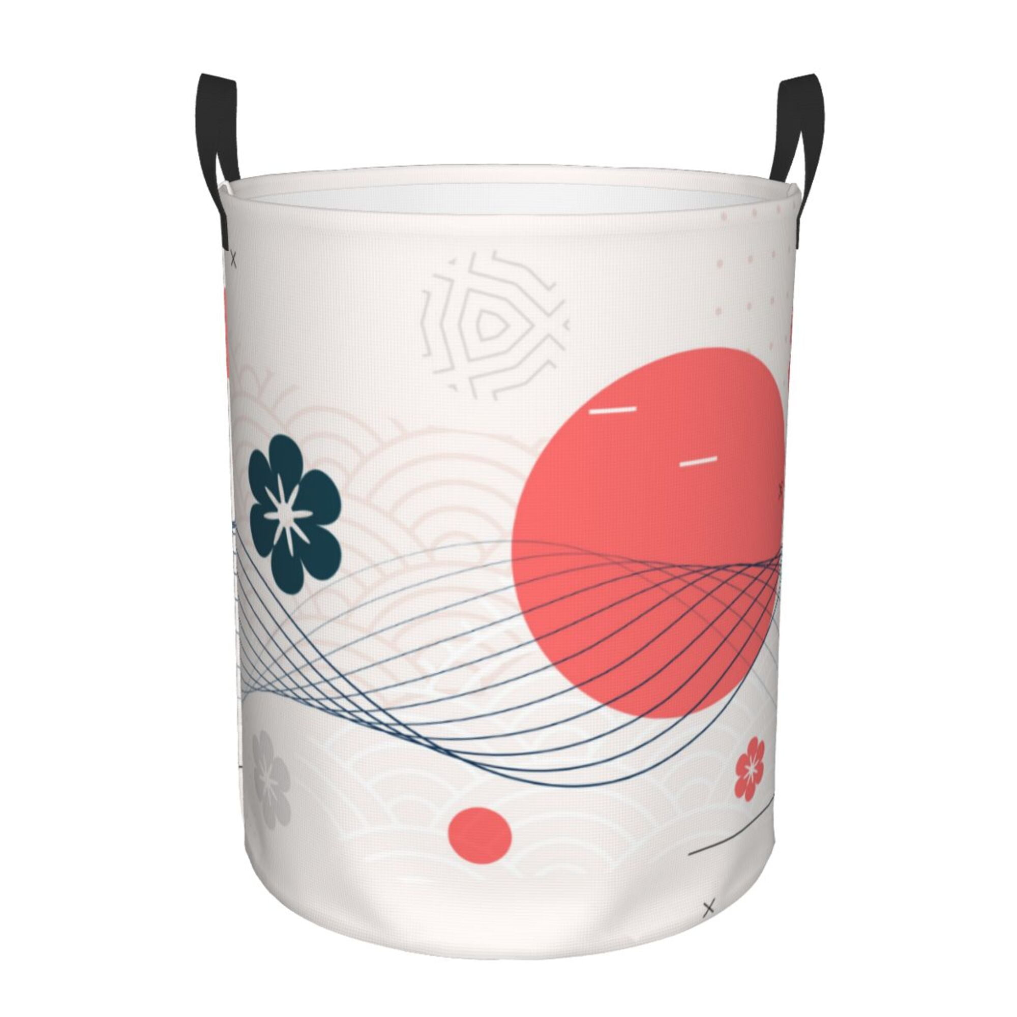 DouZhe Waterproof Collapsible Large Laundry Baskets, Japanese Style ...