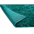 Chesapeake Microfiber Teal Shag Area Rug (7' 3"x 9' 3") - Walmart.com