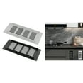 Rectangles Metal Louvered Grills Cover Aluminium Alloys Ventilations ...