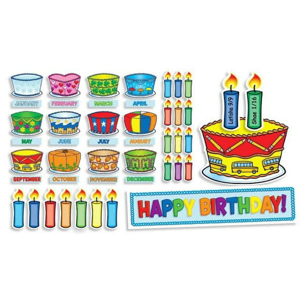 Birthday Cakes Mini Bulletin Board - Walmart.com