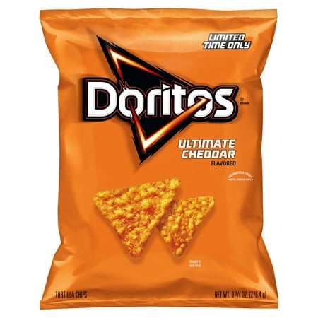 Doritos Ultimate Cheddar Flavored Tortilla Chips, 9.75 oz Bag – Walmart ...