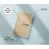 Eco Books Small Pocket Notebook Pack – 3.5 x 5.5 In., 48-Page Graph ...