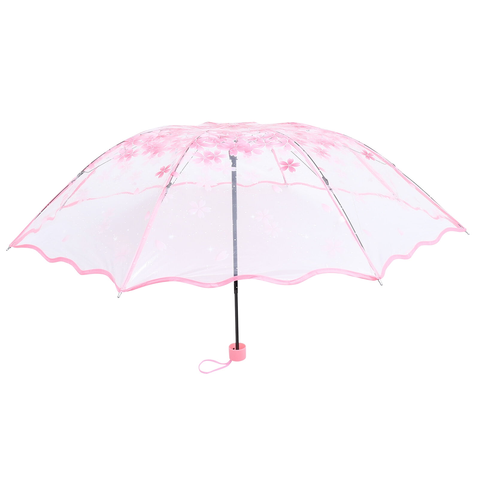 Click here for Operageca Flower Clear Umbrellas Pink Plastic 1pac... prices