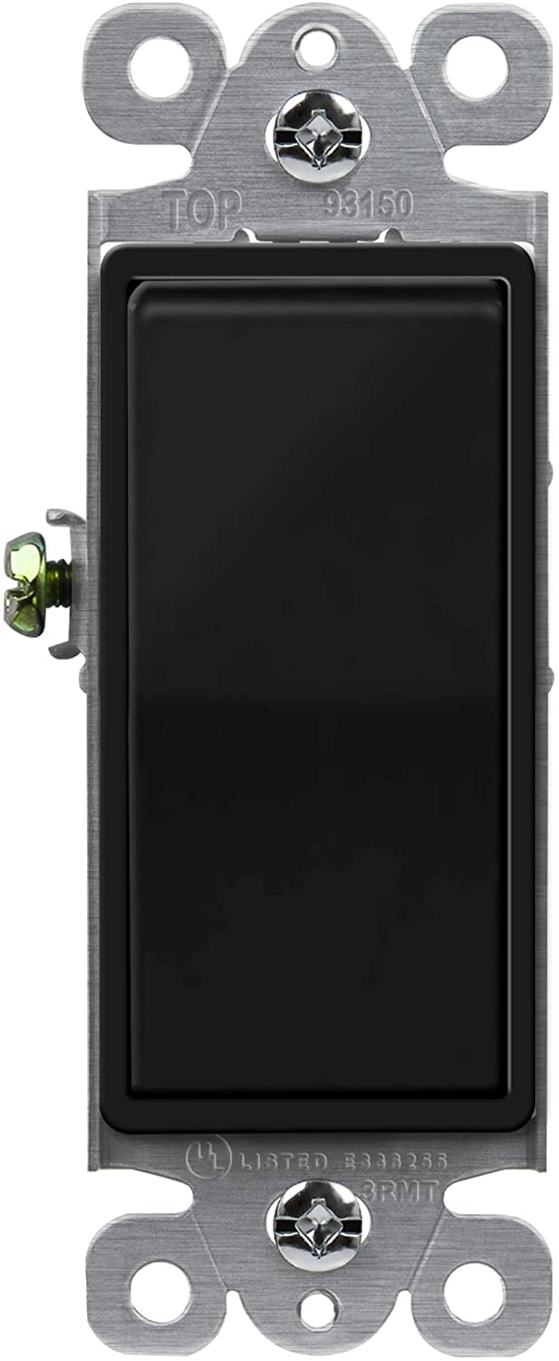 ENERLITES 3-Way Decorator Paddle Light Switch, Single Pole or Three Way ...