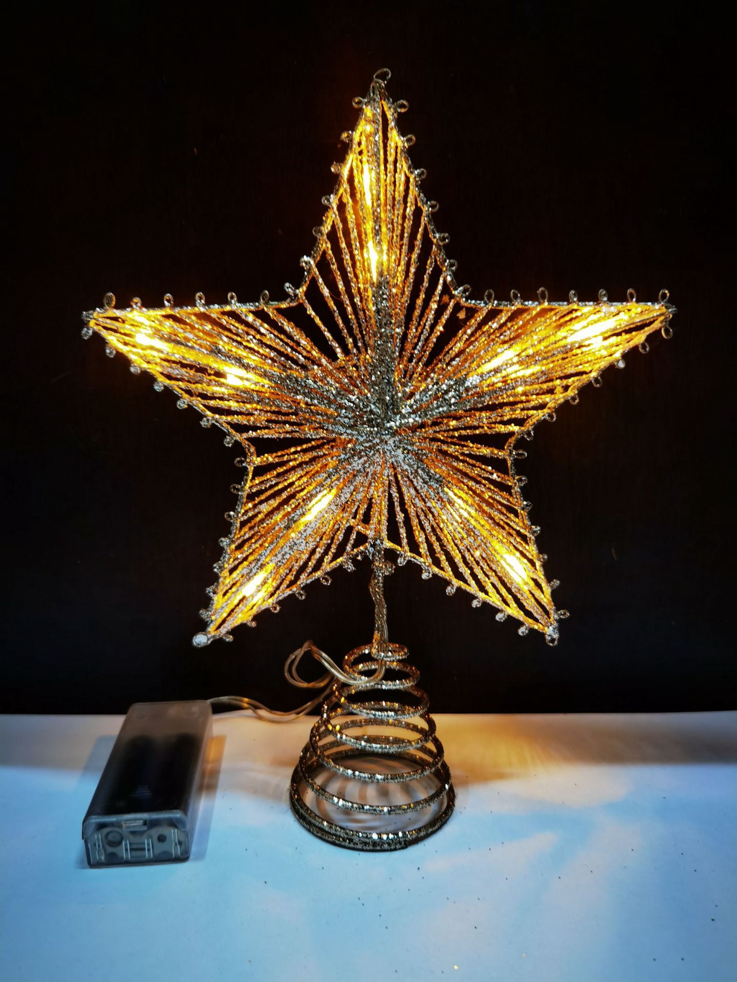 Estrella de árbol de Navidad YONGSHENG luz LED decoración navideña ...