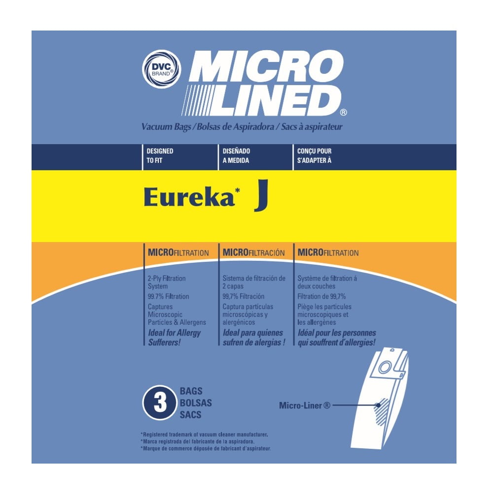 DVC Micro-Lined Paper Replacement Bags Style J, 61515C, 61995A Fit ...