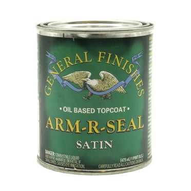 General Finishes Arm R Seal Top Coat, Semi-Gloss, Quart, Glossy Wood ...