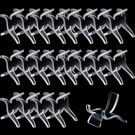 20 Pieces Acrylic Display Holder Small Triangle Display Easel Stand ...