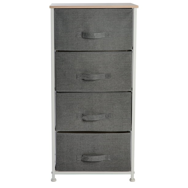 Simplify 4 Drawer Storage Chest In Grey