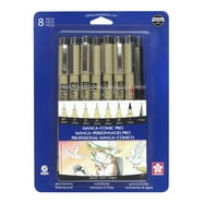 Sakura Pigma Brush Pen Set, 8-Colors - Walmart.com
