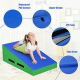Costway Incline Gymnastics Mat, Wedge Ramp, Fitness Skill Tumbling ...